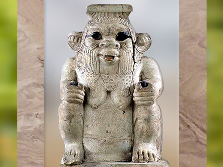 D’après le dieu Bès, vase, Égypte ancienne. (Marsailly/Blogostelle ...