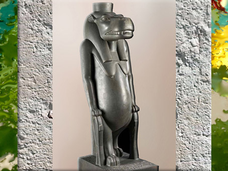 D’après la déesse Taouret-Thouéris et les nœuds d’Isis, Égypte ancienne ...