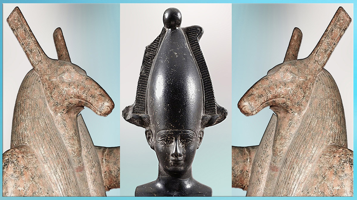 Le Sacré en Égypte ancienne. Les dieux Osiris et Seth forment un duo ...