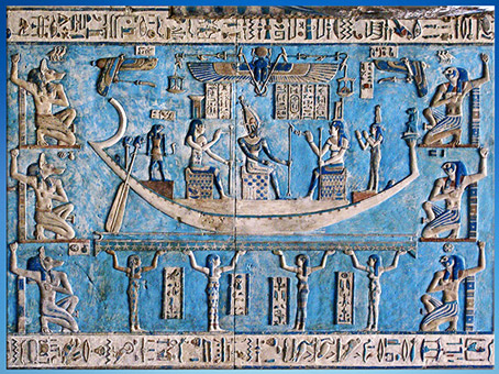 Le Sacré en Égypte ancienne. Les dieux Osiris et Seth forment un duo ...